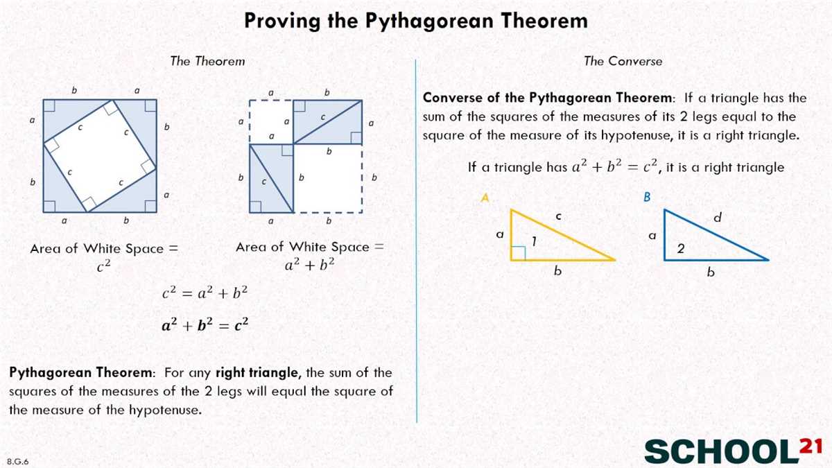 Uncovering the Secrets of the Pythagorean Theorem: Solving Worksheet 7. ...