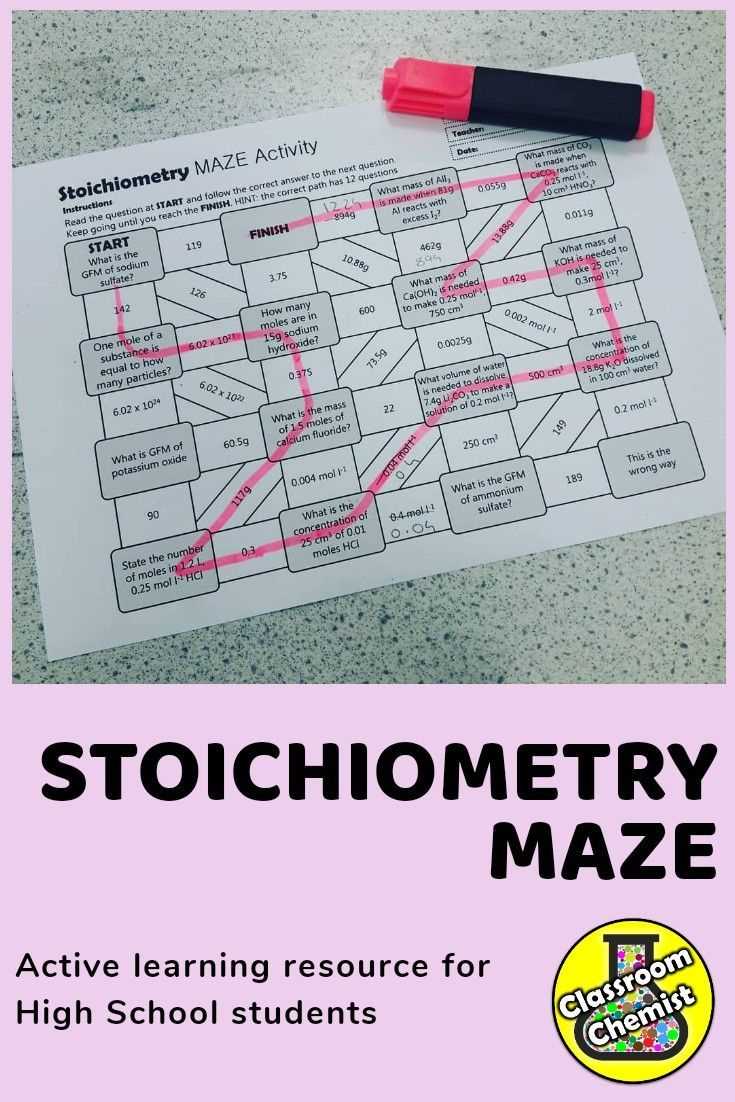 Mastering Chemistry Stoichiometry with the Complete Answer Key