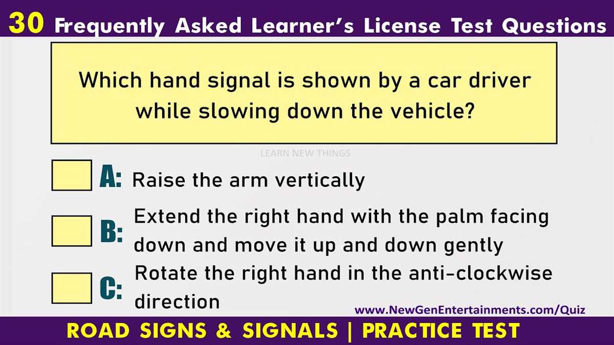 Florida drivers license exam practice questions and answers