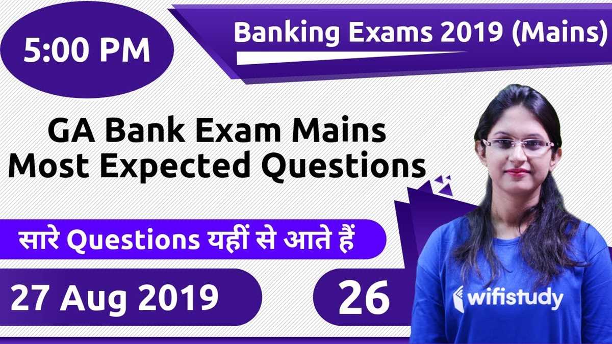 Banking Exam Questions and Answers Guide