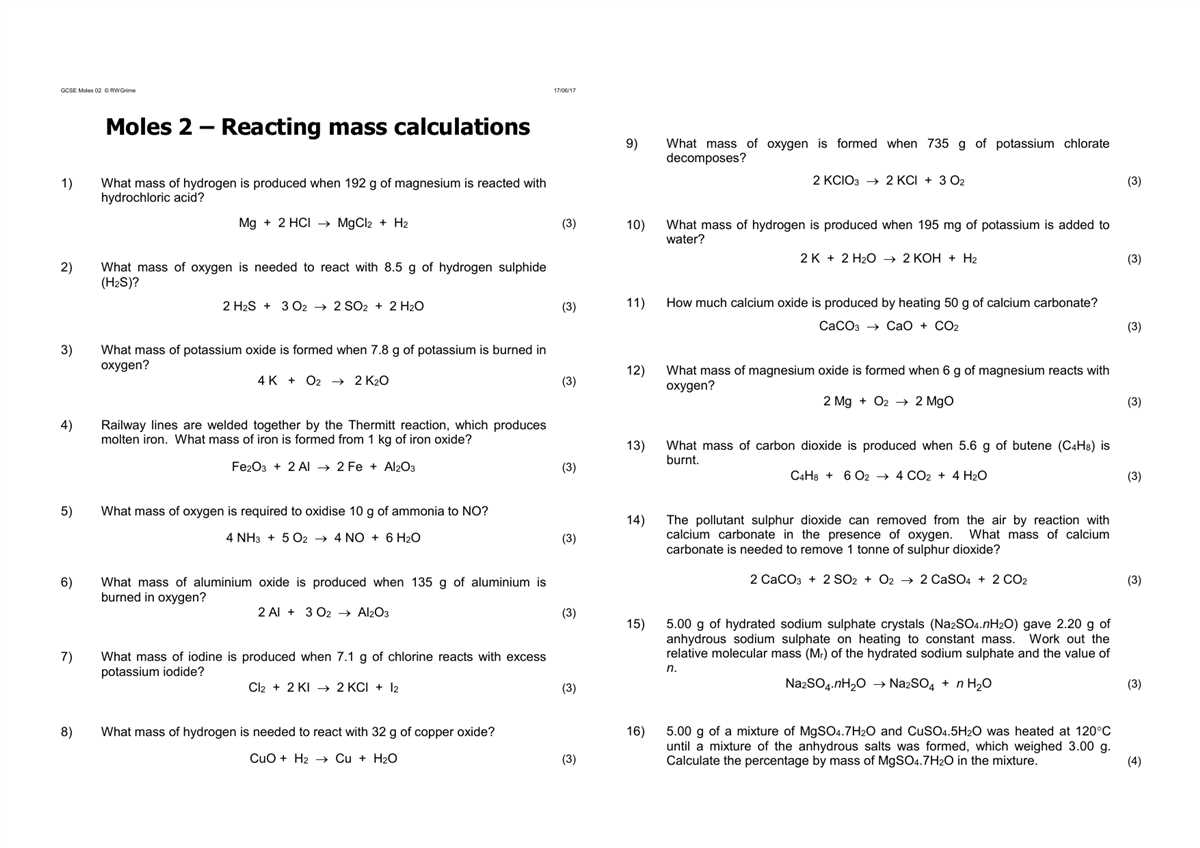 Unlocking the Secrets: Pogil Stoichiometry Answer Key PDF Breakdown