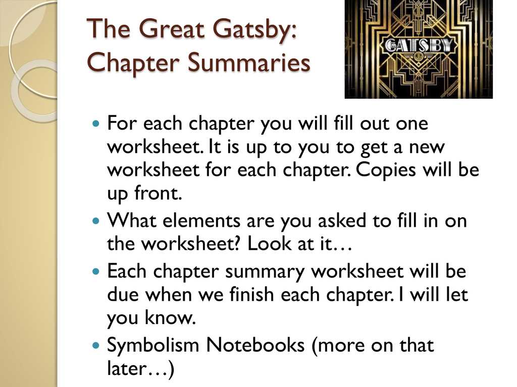 Exploring the Depths of "The Great Gatsby" - Chapter 4: Analyzing ...