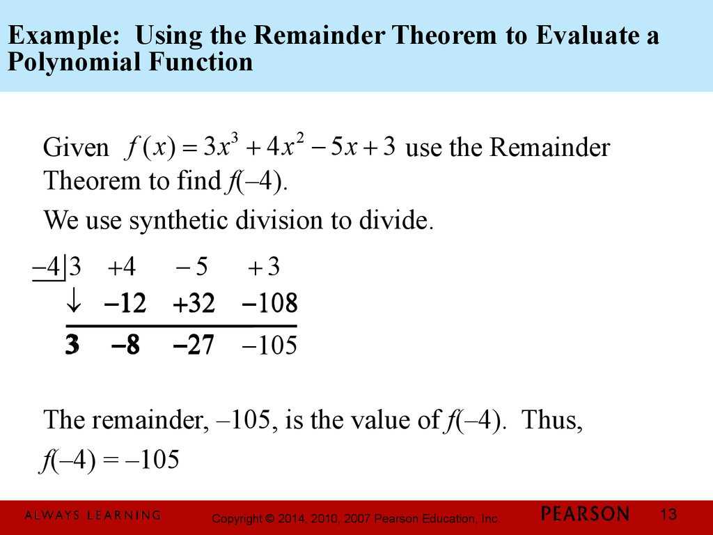 Mastering the Remainder and Factor Theorems with Worksheet Answers
