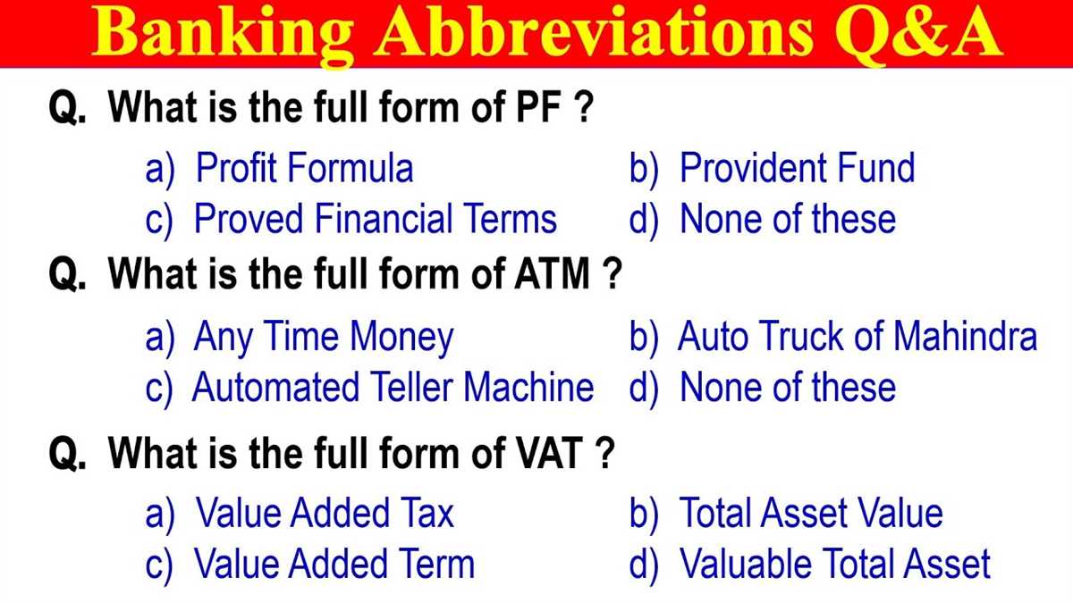 Banking Exam Questions and Answers Guide
