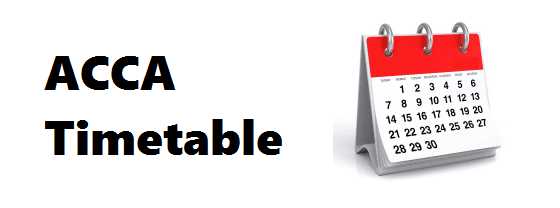 Stay Ahead of the Game: Acca Exam Dates You Need to Know