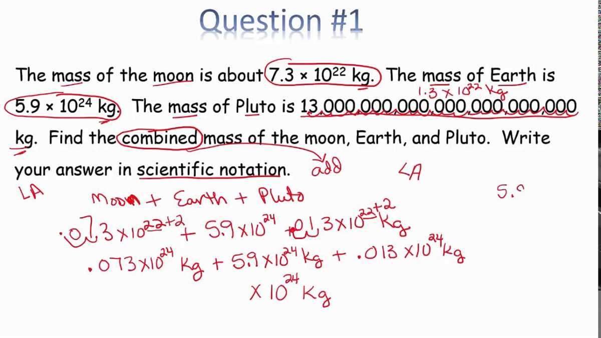 Mastering Scientific Notation Word Problems with Step-by-Step Solutions